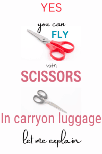 Can I Bring Scissors In My Carry On Luggage? - Travel more